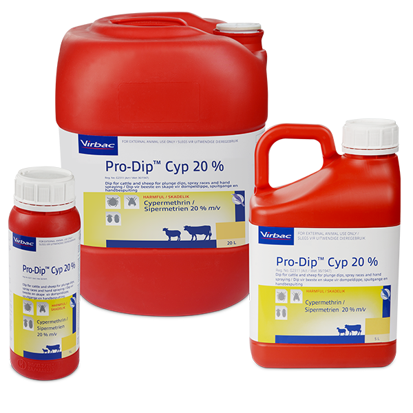 Pro-Dip™ Cyp 20 % | Dip for Cattle and Sheep | Virbac south africa