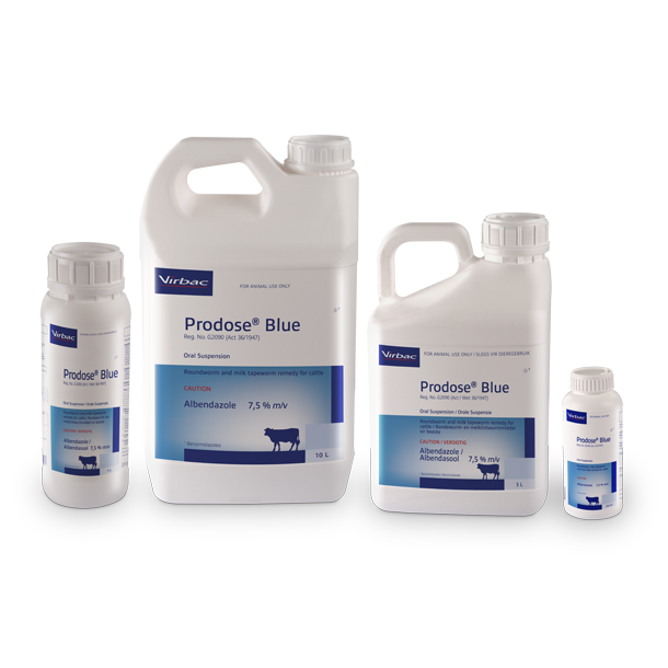 Prodose Blue | Internal Parasiticides for Cattle | Virbac South Africa