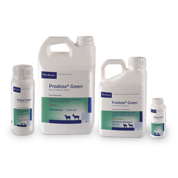 Prodose Green | Dewormer for Sheep and Goats | Virbac South Africa