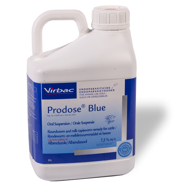 Prodose Blue | Internal Parasiticides for Cattle | Virbac South Africa