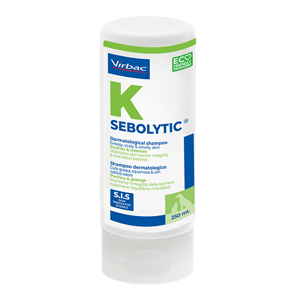 Sebolytic™ Shampoo | Dog & Cat Dandruff Shampoo | Virbac South Africa