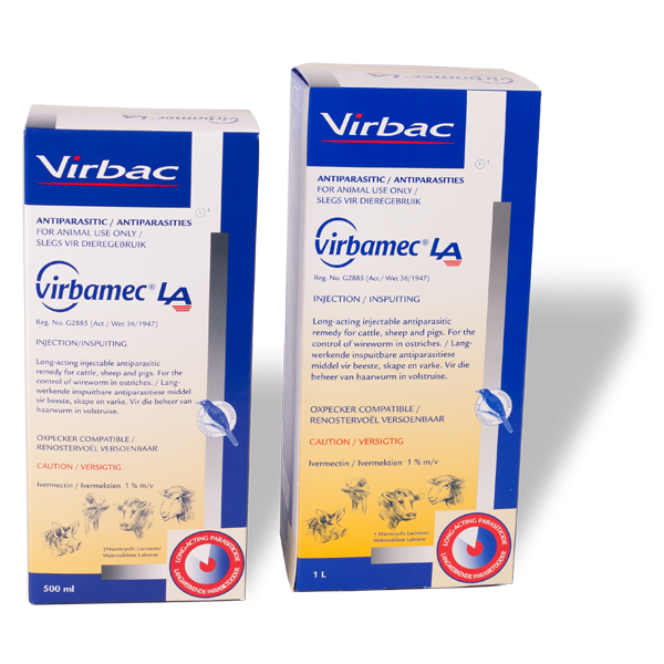 Virbamec LA | Injectable antiparasitic remedy for cattle, sheep, pigs ...
